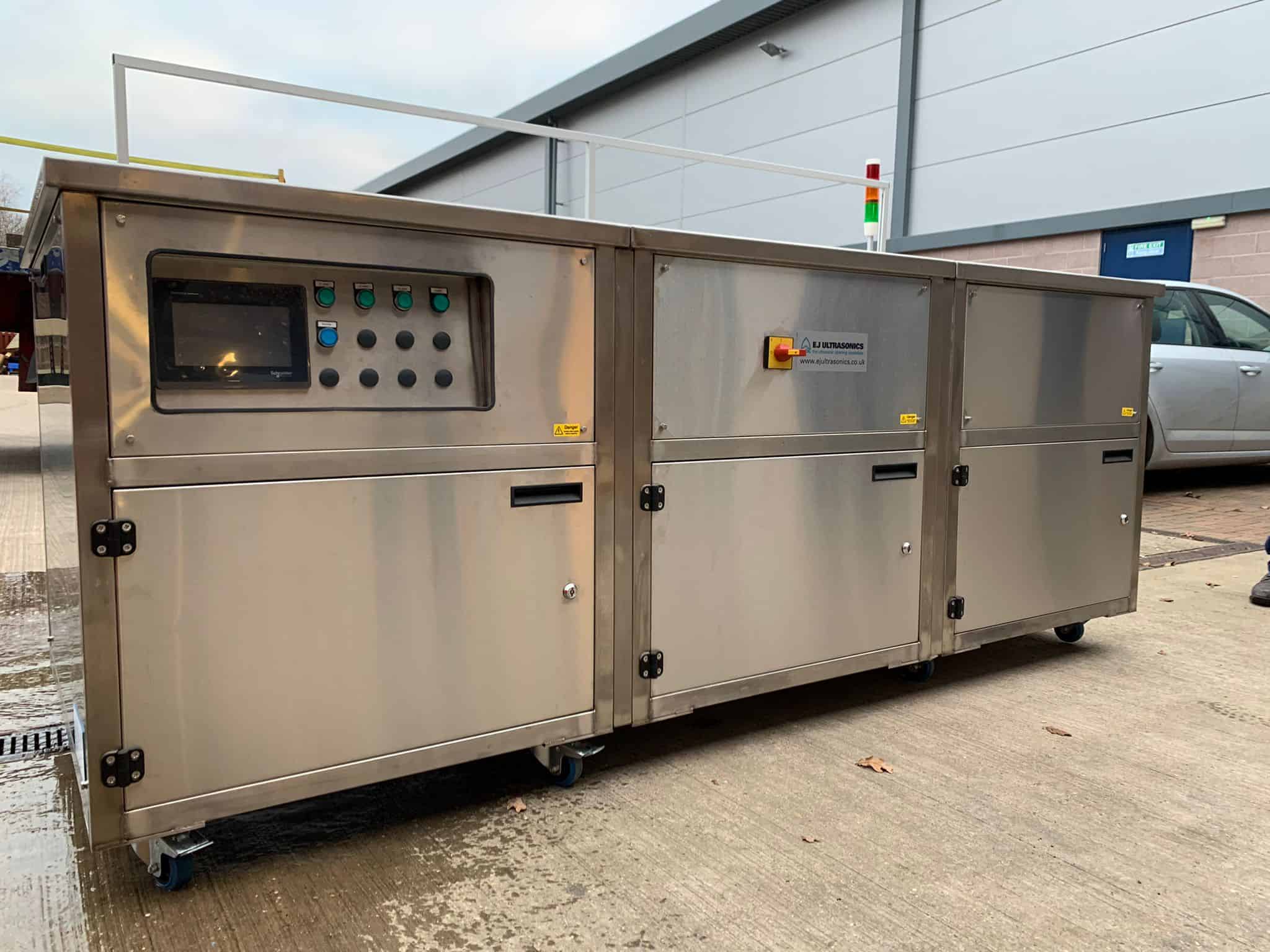 Multi Stage Ultrasonic Cleaner Unit (3 Stage) | EJ Ultrasonics